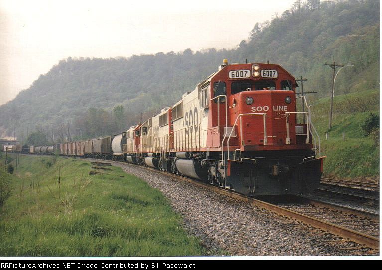 The second of three trains in a row.